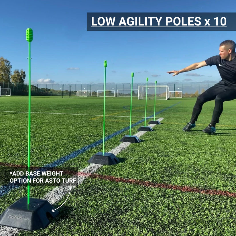 Agility Sports Poles (set of 10) | Speed Training – QUICKPLAY USA