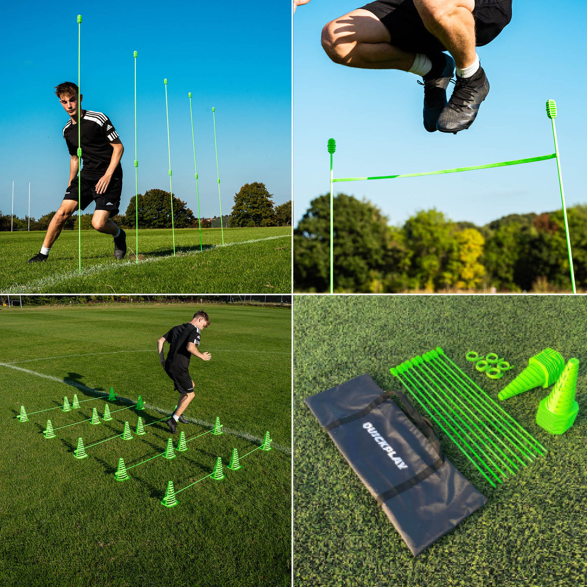 PRO Speed & Agility Kit | 35-Piece: Cones, Poles, Straps