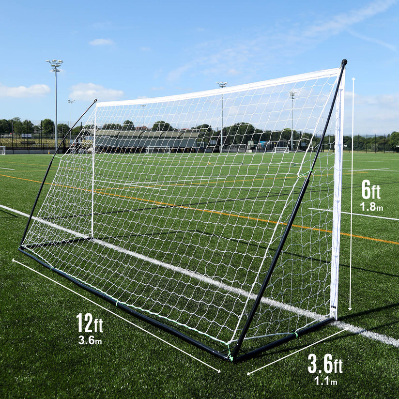 KICKSTER Elite 12x6' Soccer Goal | Team & Coach Preferred
