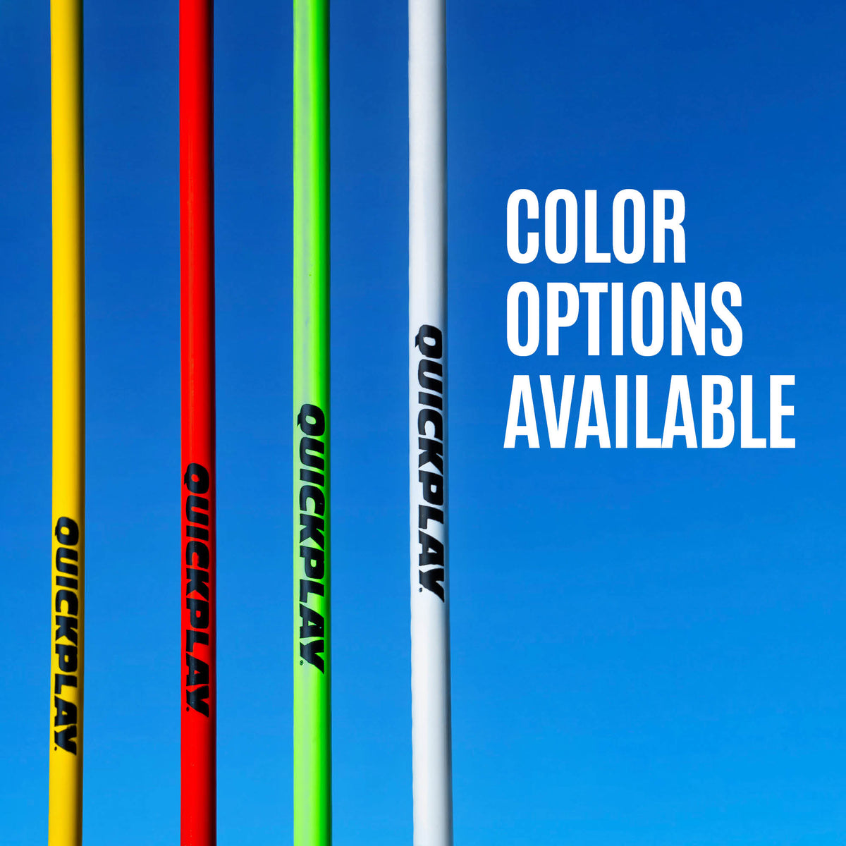 QUICKPLAY Training Poles | Agility & Speed Training Poles (8 Pack)