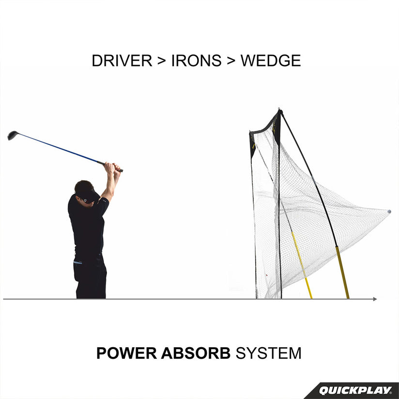 8x8' Practice Net for Golf & Baseball | Portable Driving Range